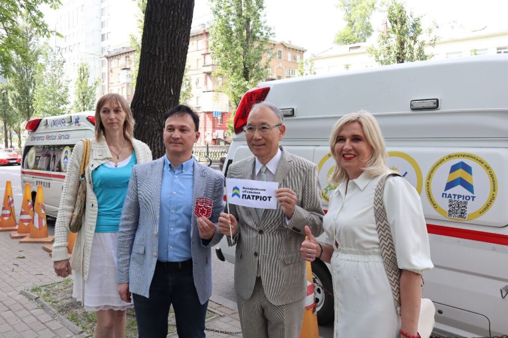 日本からの救急車の配送 - 日本ウクライナ友好協会KRAIANY